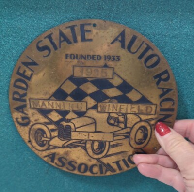 Vtg '35 NJ Sprint Car Garden State Auto Racing Manning Winfield ...