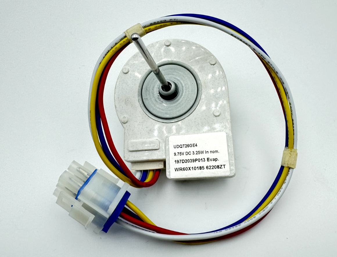 GE Refrigerator Evaporator Fan Motor #WR60X10185 *OPEN BOX, NEVER USED ...