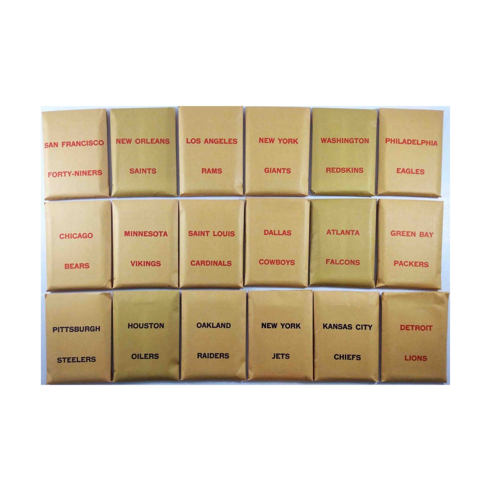 APBA Football APBA Football 1975 Player Cards (1977) Bag NM | eBay