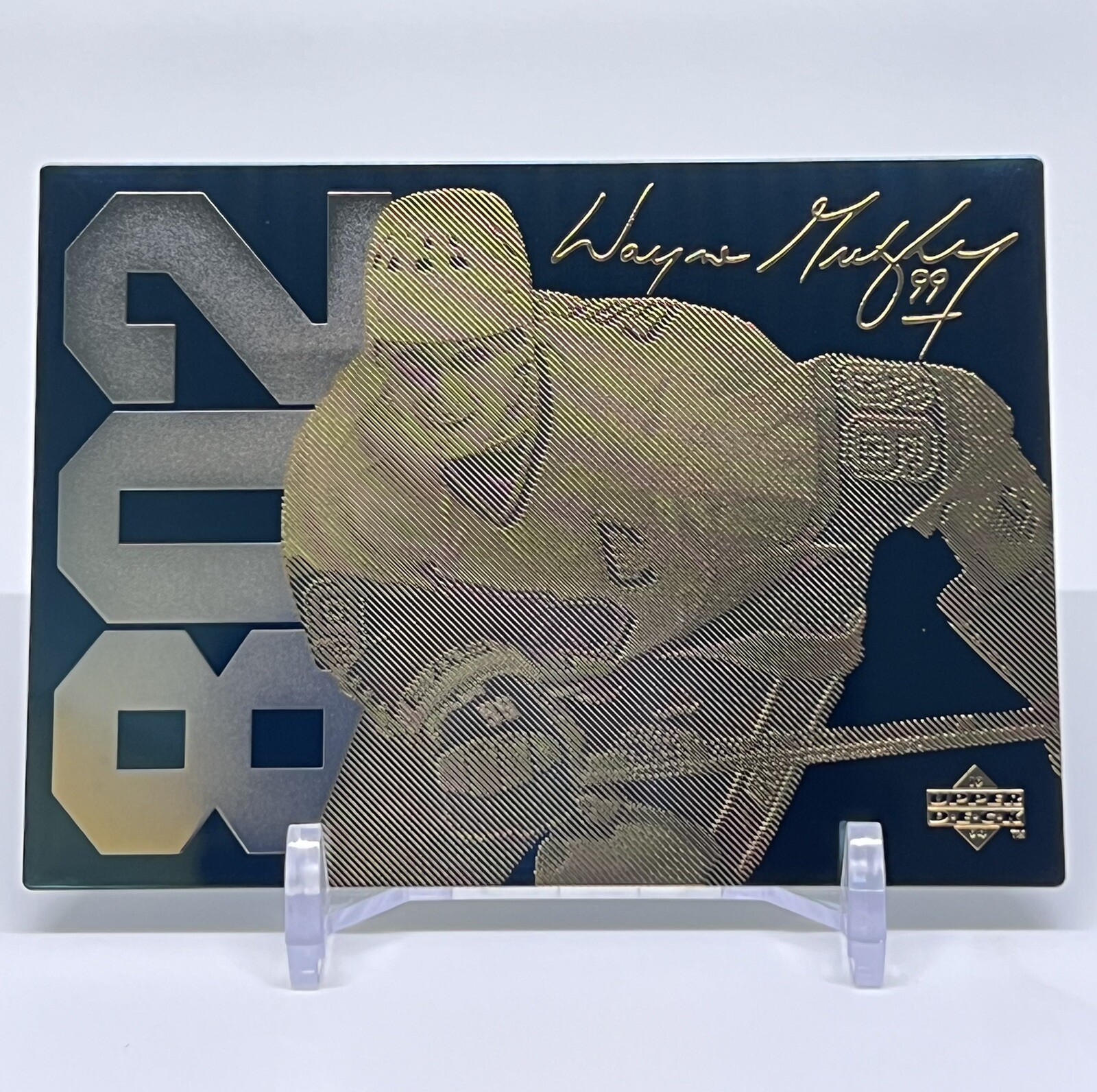 1994 Wayne Gretzky Upper Deck Commemorative 802 Goals 24K Gold Hockey Card /3500 | eBay