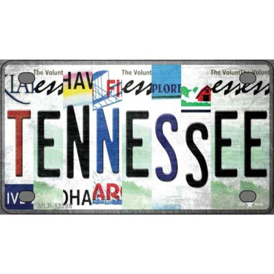 Tennessee Strip Art Novelty Mini Metal License Plate Tag | eBay