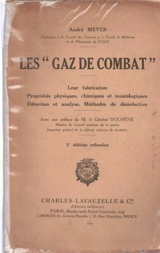Les "gaz de combat" | Meyer André | Mauvais état | eBay