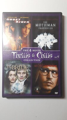 Thrills & Chills DVD Ghost Rider, Mothman Prophecies; The Bride, & Secret Window | eBay