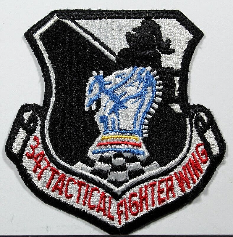 US Air Force 347th Tactical Fighter Wing Large Full Color Emblem ...