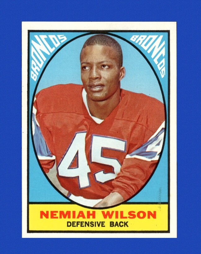 1967 Topps Set-Break # 30 Nemiah Wilson NM-MT OR BETTER *GMCARDS* | eBay