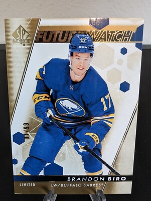 2022-23 Upper Deck SP Authentic BRANDON BIRO RC Future Watch GOLD ...