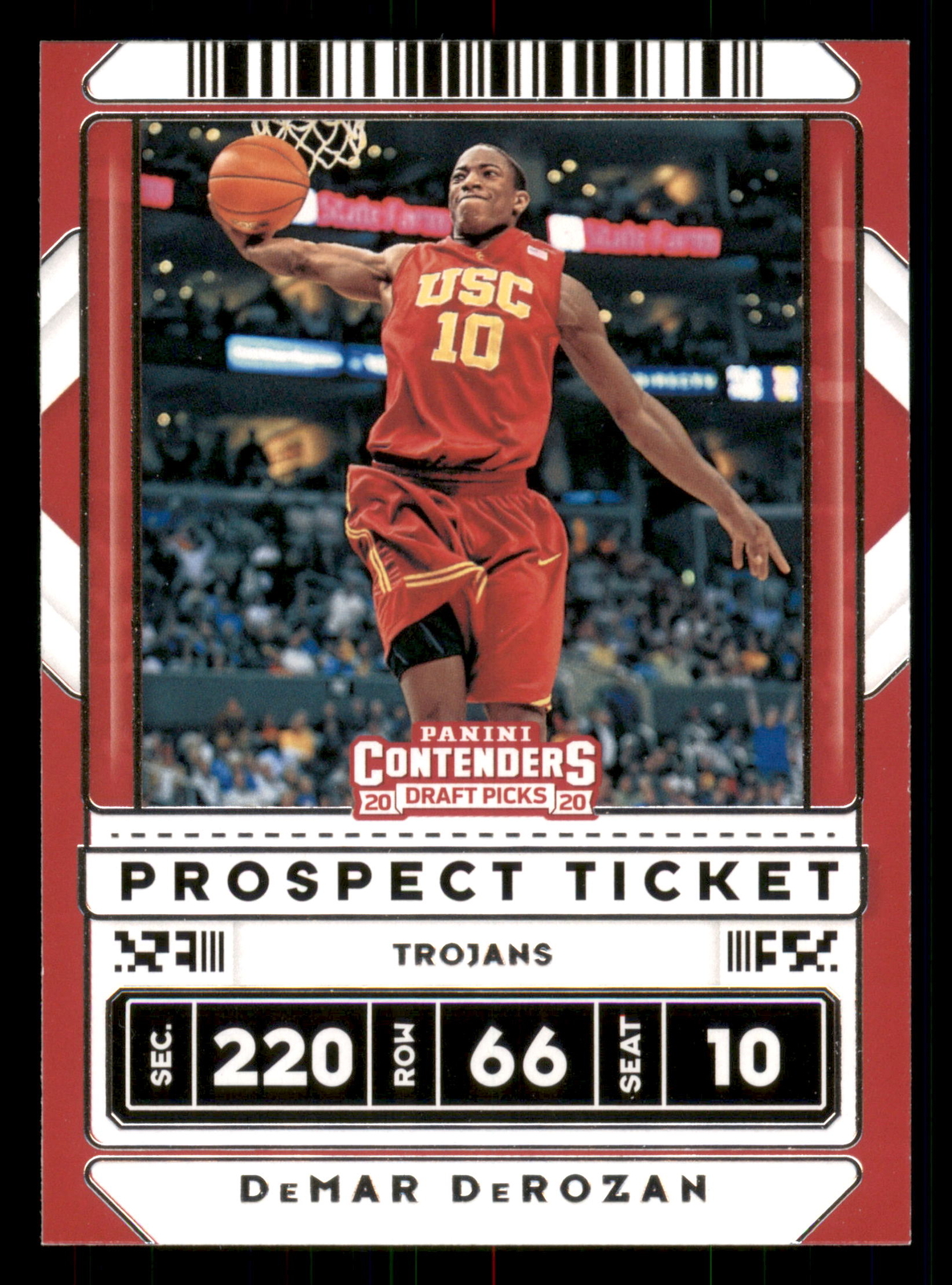 2020 Panini Contenders Draft Picks DeMar DeRozan #49 USC Trojans | eBay