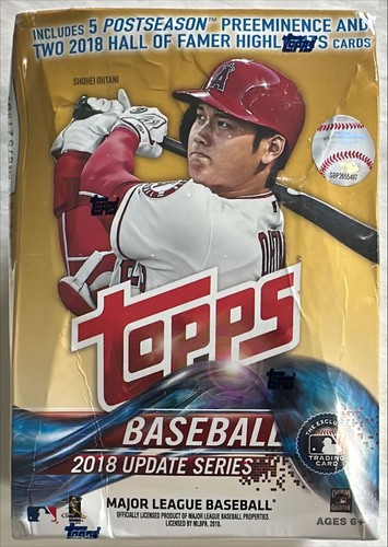 2018 Topps Update Series MLB Baseball Blaster Box New Factory Sealed F ...