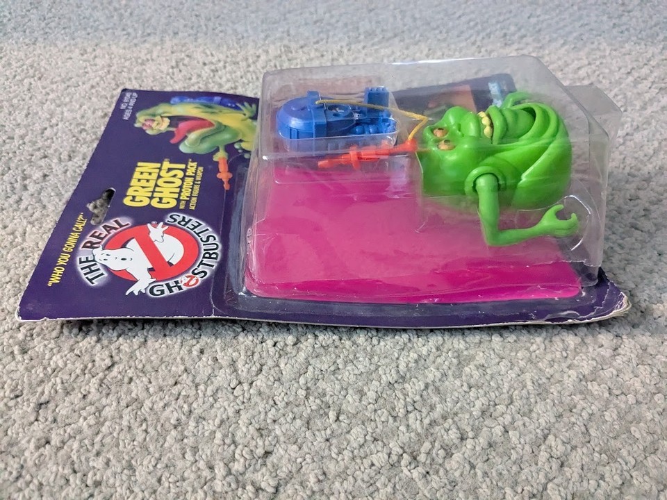 Kenner Real Ghostbusters Green Ghost with Proton Pack Slimer US Rare ...