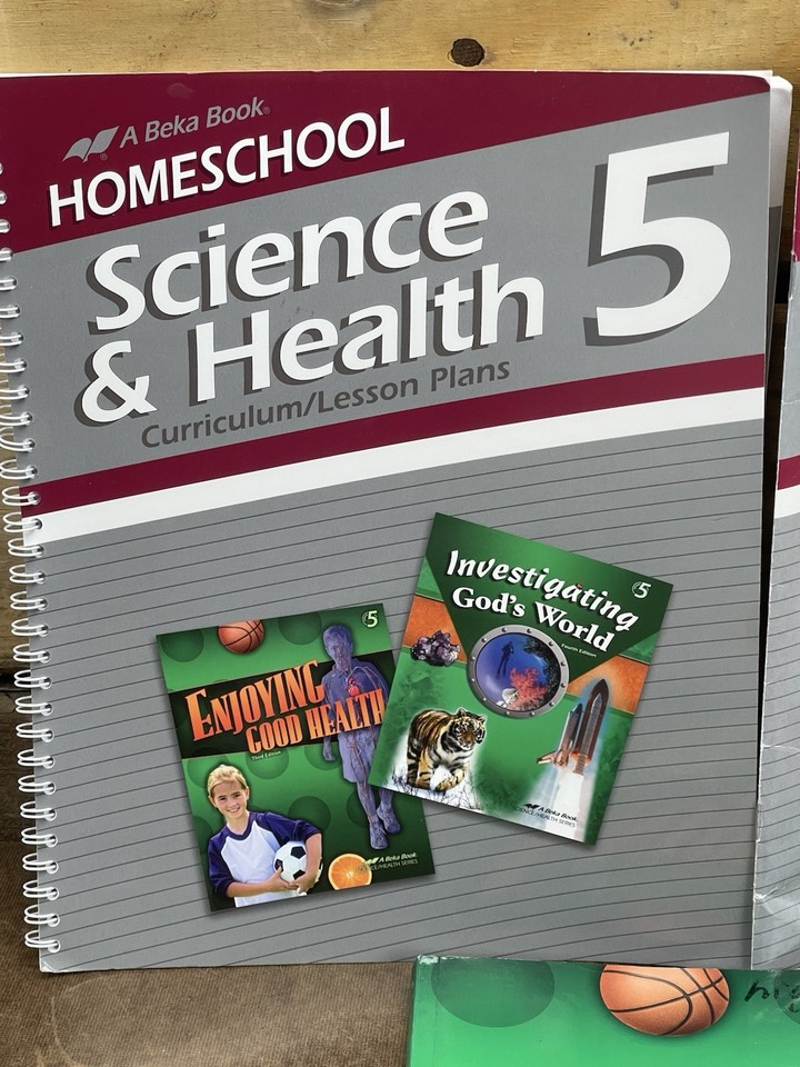 Abeka Homeschool 5th Grade Science And Health Books Charts Answer Key ...