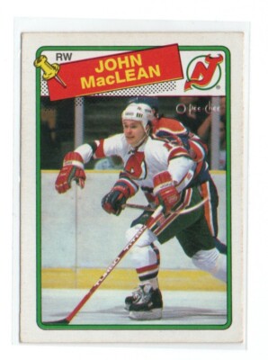 JOHN MACLEAN NEW JERSEY DEVILS 1988-89 OPC O PEE CHEE | eBay
