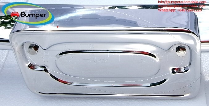 Triumph TR6 Front Bumper With Number License Plate Shield 74,5 -76 | eBay