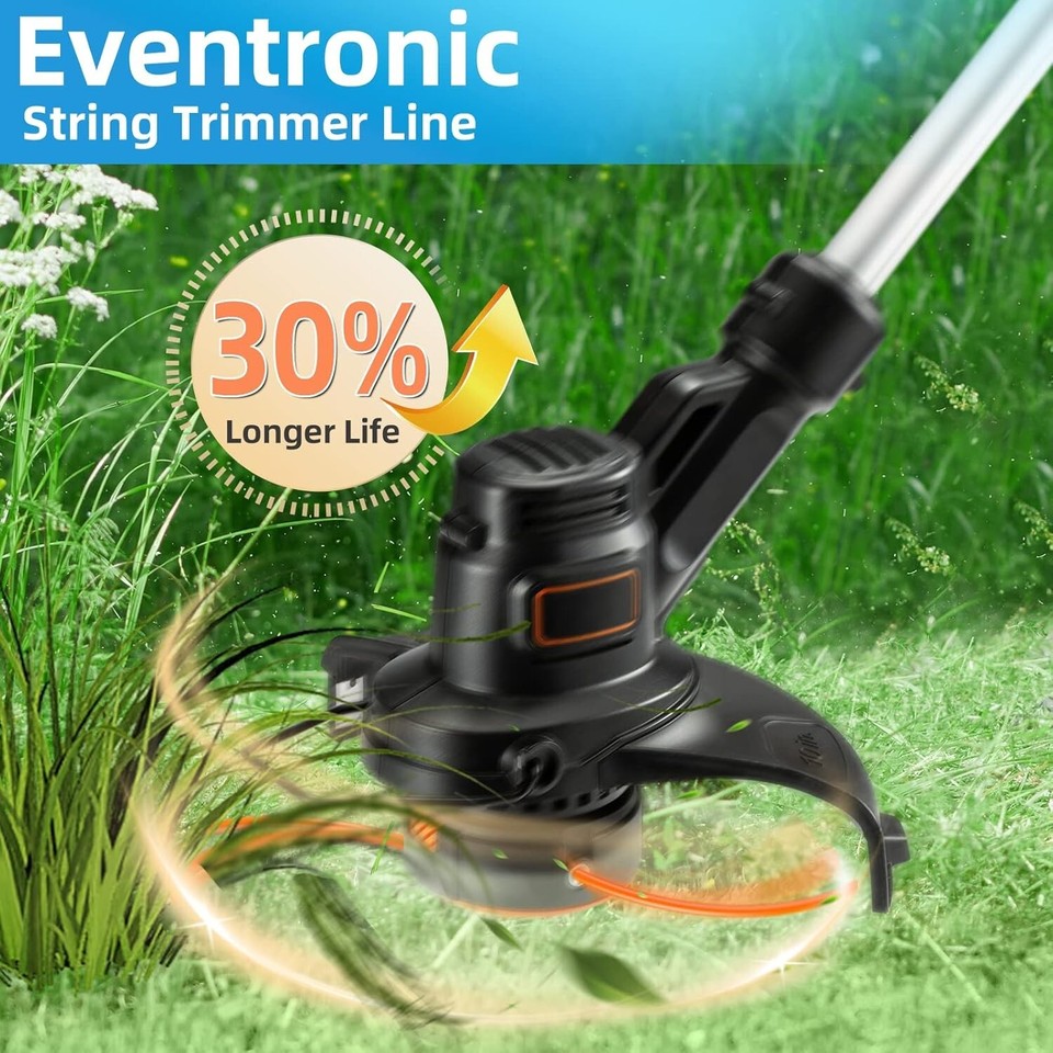 String Trimmer Line, Weed Eater String Orange Premium Nylon, 095 ...