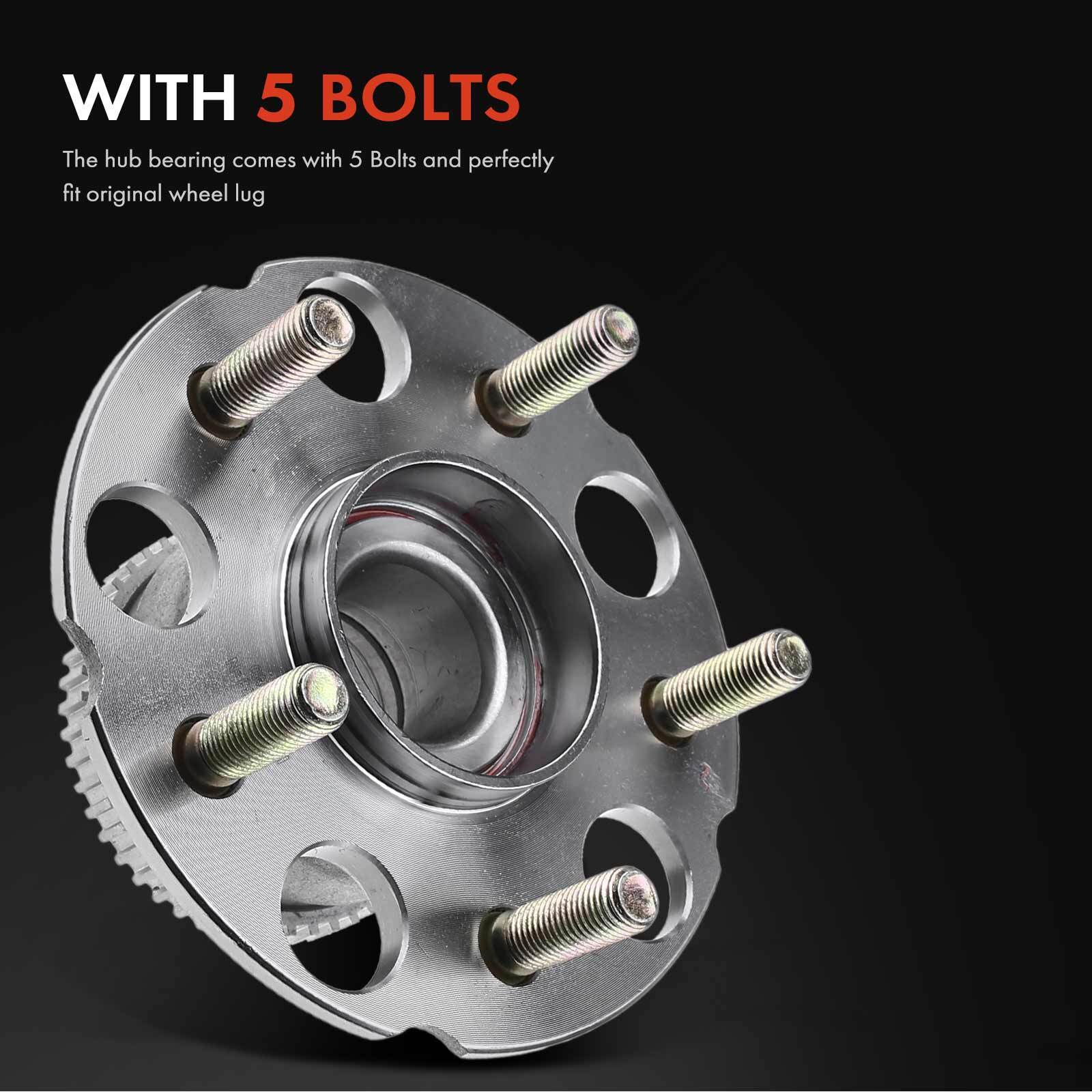 2x Rear Left & Right Wheel Hub & Bearing Assembly for Honda Odyssey 99 ...