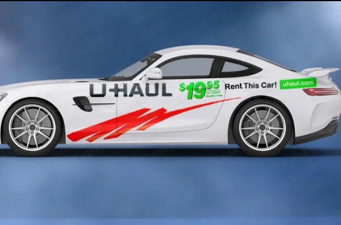 Custom Car Decal Movers Inspired Both Sides Of Car Universal Fit Vinyl ...