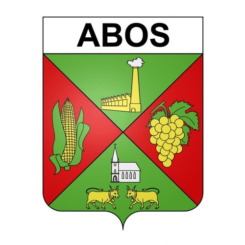 Abos 64 ville sticker blason écusson autocollant adhésif | eBay
