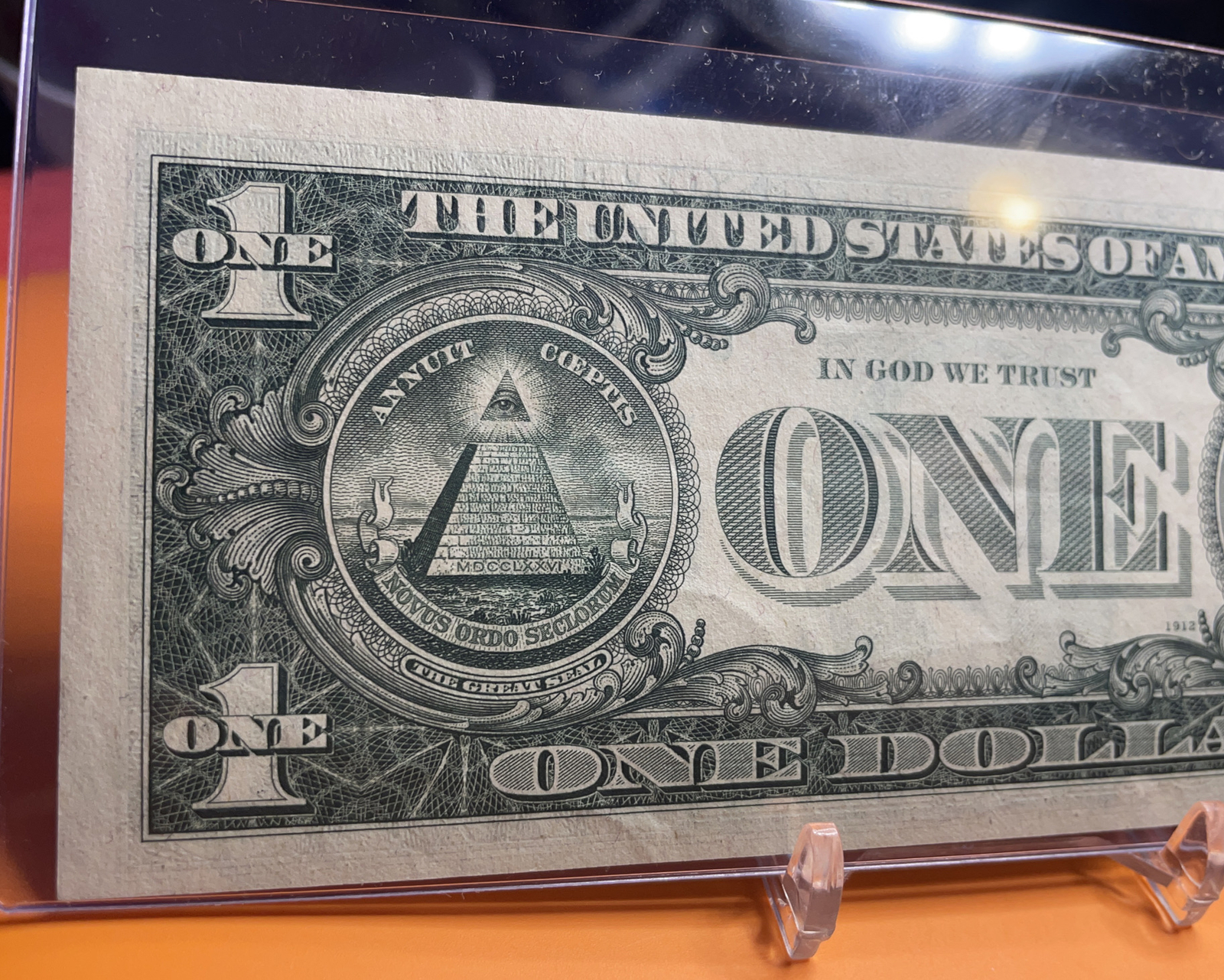 Misaligned Error Bill - Series 1974 - $1.00 - Federal Reserve Note - AU ...