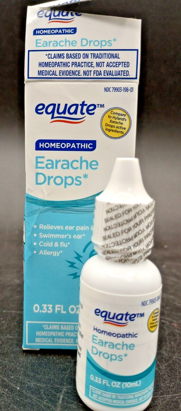 EQUATE - Homeopathic Earache Drops - 0.33 Fl Oz - EXP 01/26 | eBay
