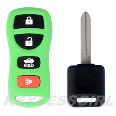 Green Replacement Keyless Entry Remote Car key Fob For 46 Chip Key ...