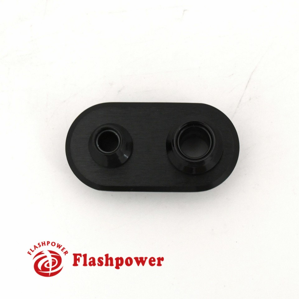2-Port Billet Aluminum Firewall Heater & A/C Bulkhead Connector Hot Rod ...