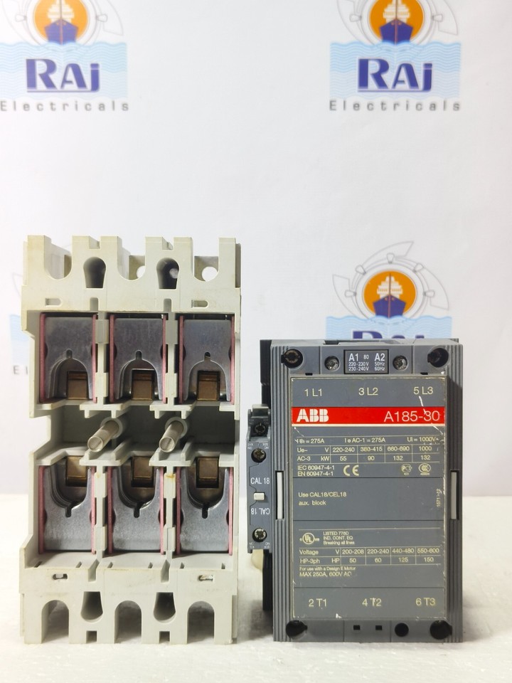 ABB A185-30 220-240V 50/60Hz AC MAGNETIC CONTACTOR 3POLE A18530 (FREE ...