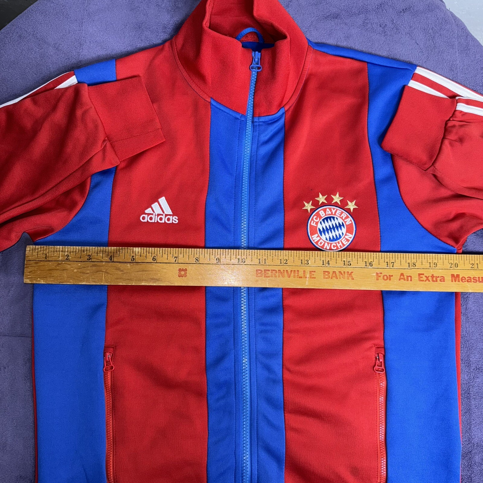 Bayern Munich Adidas APU002 Track Jacket 2014 Soccer Size M | eBay