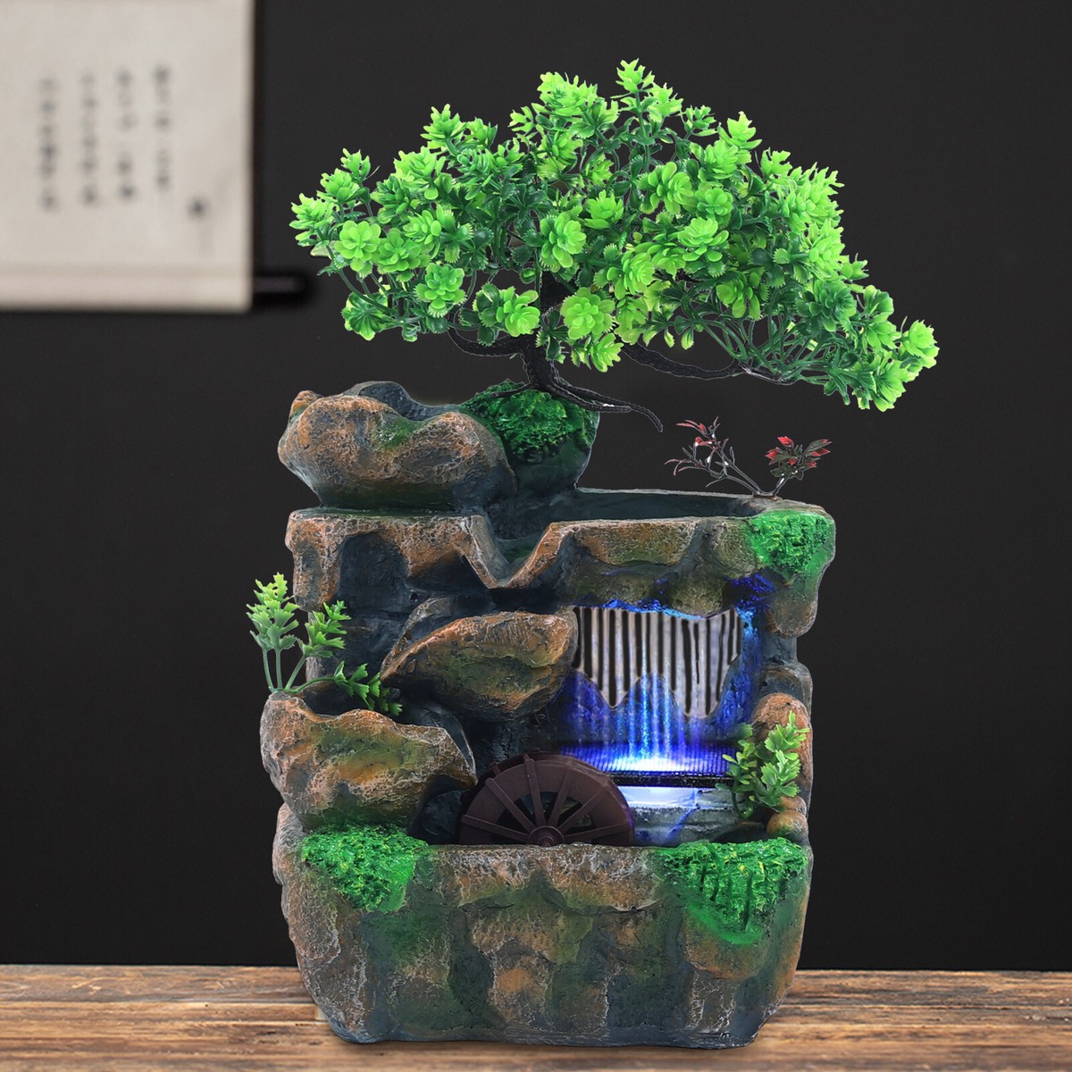 Small Indoor Waterfalls Indoor Tabletop Fountain With Relaxing Water
