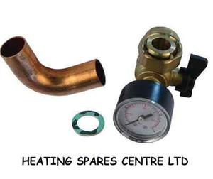 IDEAL LOGIC PLUS 24 30 35 CH FLOW VALVE PACK WITH PRESSURE GUAGE 175528 ...