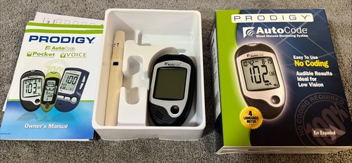 Prodigy AutoCode Talking Blood Glucose Monitoring Meter 4 Languages ...