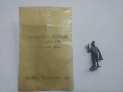 Hi-Ball Engines HO Scale Watchman Figure in Original Package #209 ~ TS ...