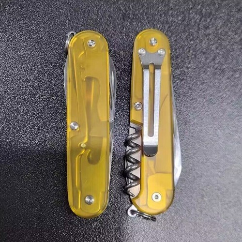1 Pair ULTEM PEI Handle Scales+Titanium Liners for 84mm Victorinox ...