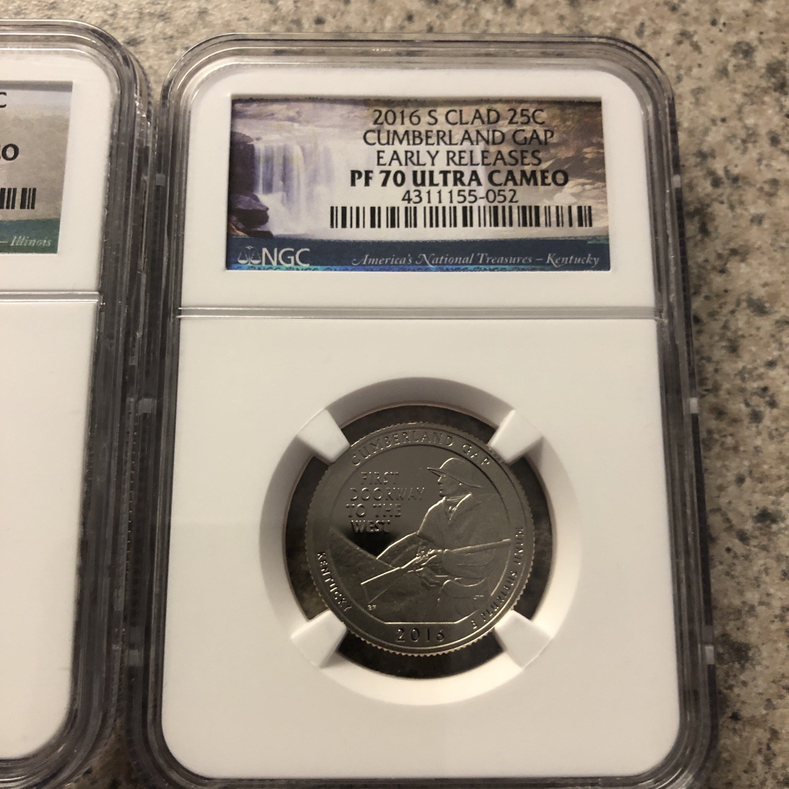 Lot Of (4) America The Beautiful Clad/Silver NGC PF70 Quarters. 3 Clad ...