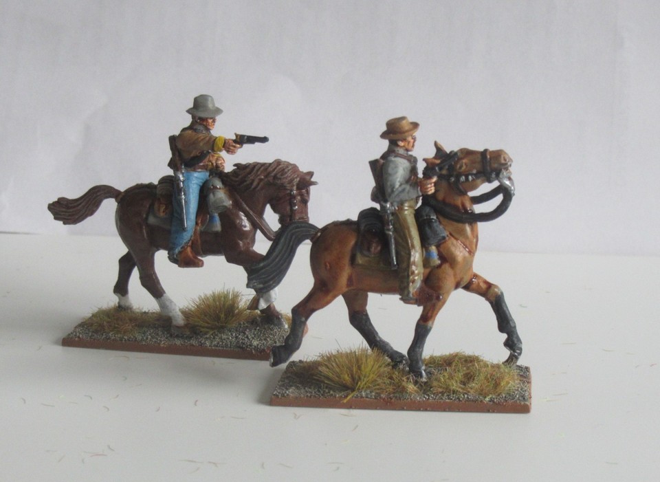 28mm Painted ACW Confederate Cavalry x 6 by Perry Miniatures | eBay UK