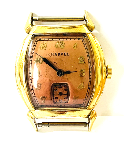 Vintage Harvel Mechanical Wristwatch, 10K RGP, Rose Dial, Working, No ...