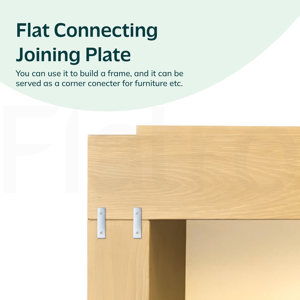 Galvanised Steel Flat Metal Brackets Joining Mending Plates for ...