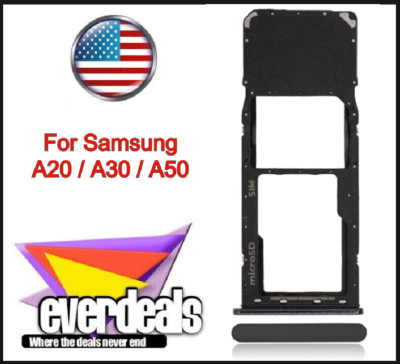 SIM Card MicroSD Tray Holder Part - Samsung Galaxy A20 A30 A50 A205U ...