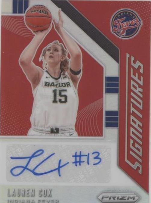 2020 Panini Prizm WNBA - Signatures Lauren Cox #SG-LCX Silver Prizm (AU ...