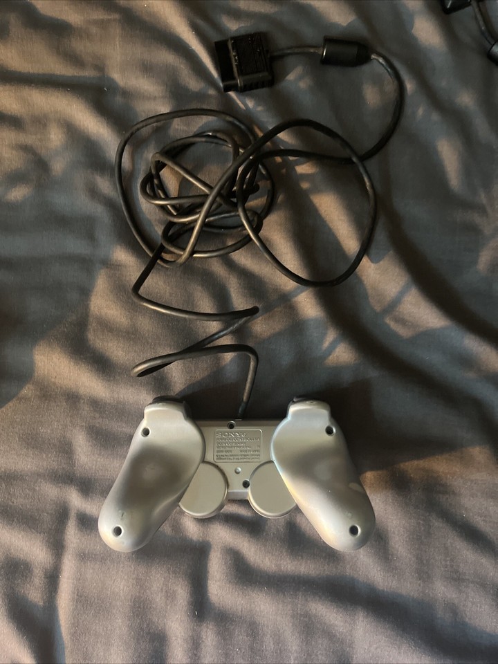 PlayStation PS2 Controller Analog DualShock 2 Silver SCPH-10010 | eBay