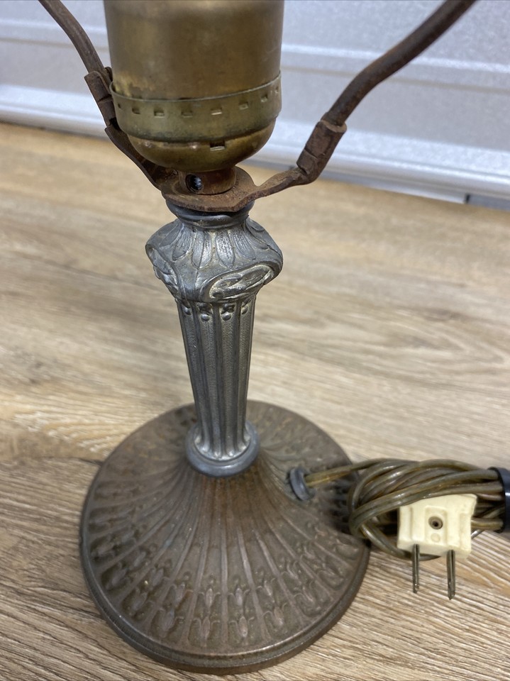 Antique Pittsburgh Lamp Brass and Glass Co NO Shade PLB&G Pilabrasgo ...