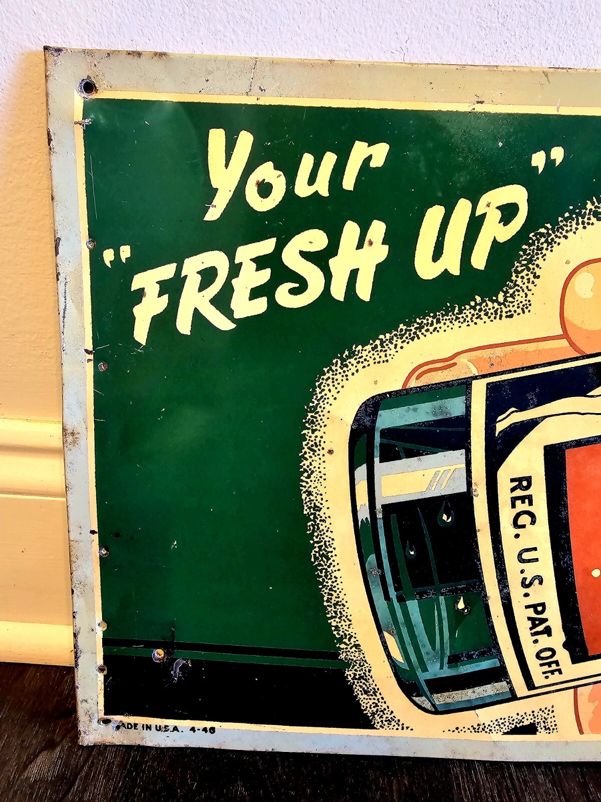 Vintage 7 Up Metal Sign 7UP Soda Sign Pop Advertising Sign. | eBay