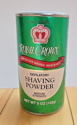 Royal Crown Depilatory Shaving Powder Lemon Lime Fragrance Medium ...