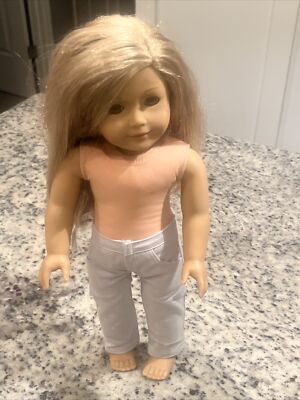 18" American Girl Doll Isabelle Palmer 2014 - Grey Denim Pants, GUC | eBay