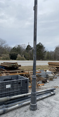 1 Vintage 1/4 Fluted Colonial Street Light Pole 12’ Tall, Can deliver ...