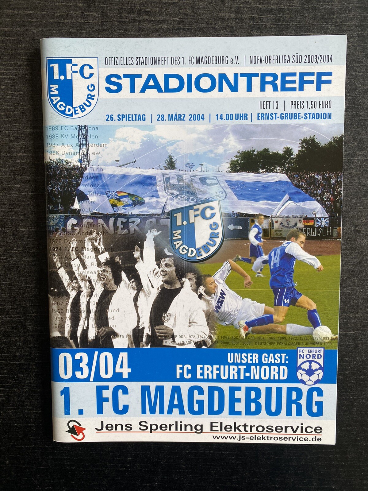Ol 2003/04 1. FC Magdeburg - FC Erfurt-Nord, 28.03.2004 - Marcel Probst ...