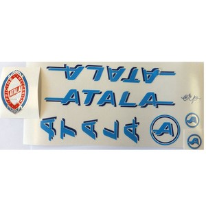 Atala decals Team set for vintage restoration choices of blue, red or ...