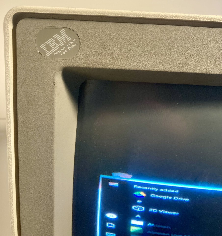 Vintage IBM Personal System/2 Color Display Monitor 8512-001 MFG 1988 ...