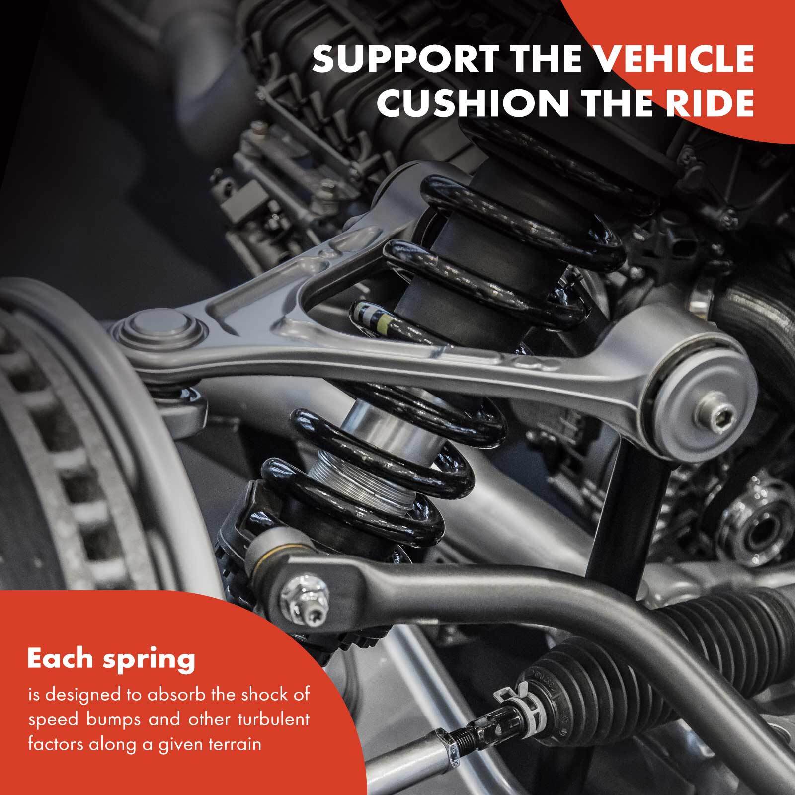 2x Front Left&Right Coil Spring for Chevrolet Chevelle El Camino Monte ...