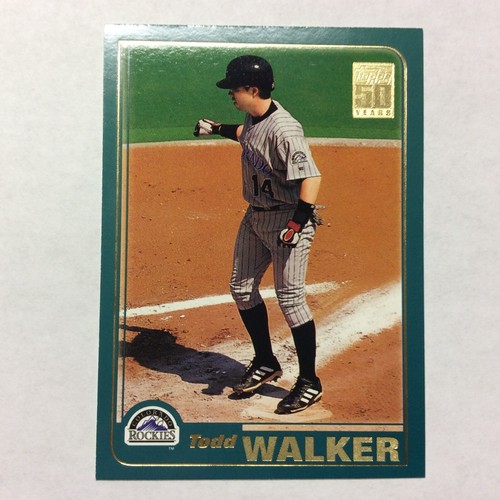 2001 Topps #637 Todd Walker Colorado Rockies | eBay