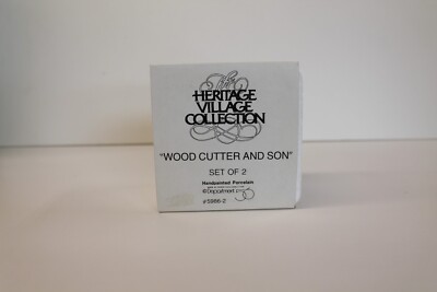 Dept 56 - New England Village Series - Wood Cutter and Son Set of 2 ...