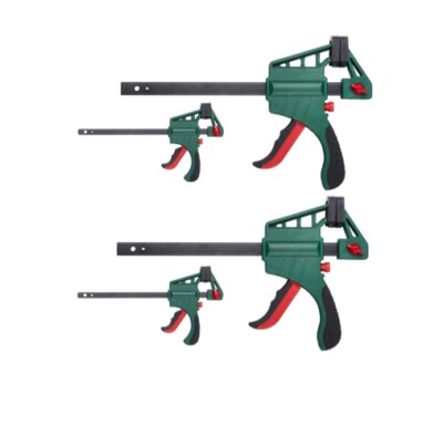 Parkside Bar Clamps Medium/Small - 4 pack Jaw width: 150mm/ 100mm New ...